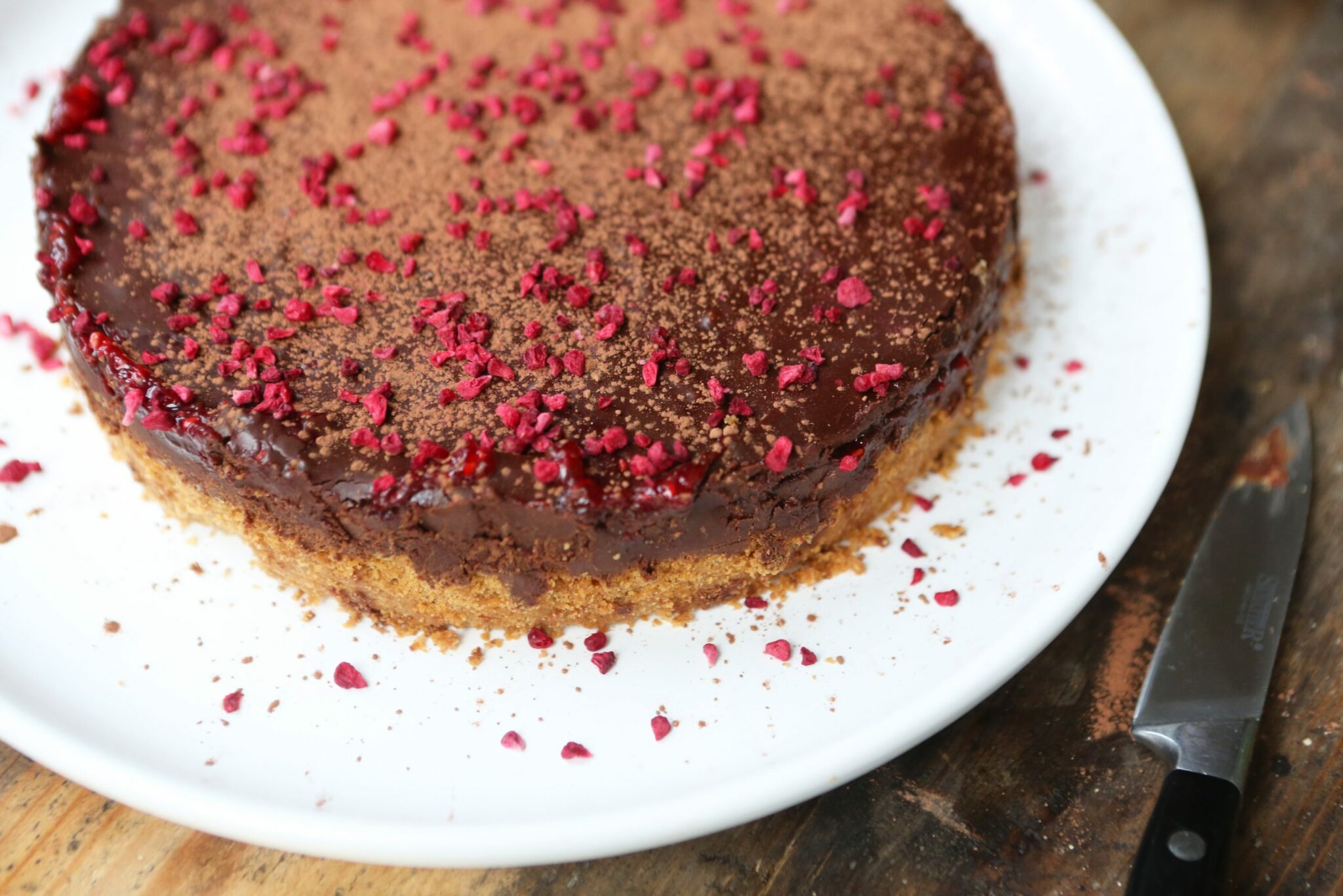 Chocolate & Raspberry Torte - Plant Based News