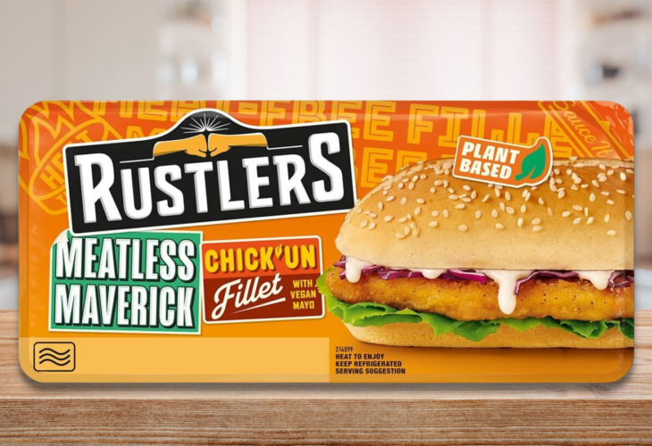 Rustlers Has Launched A Fully Vegan, Microwavable Chicken Sandwich