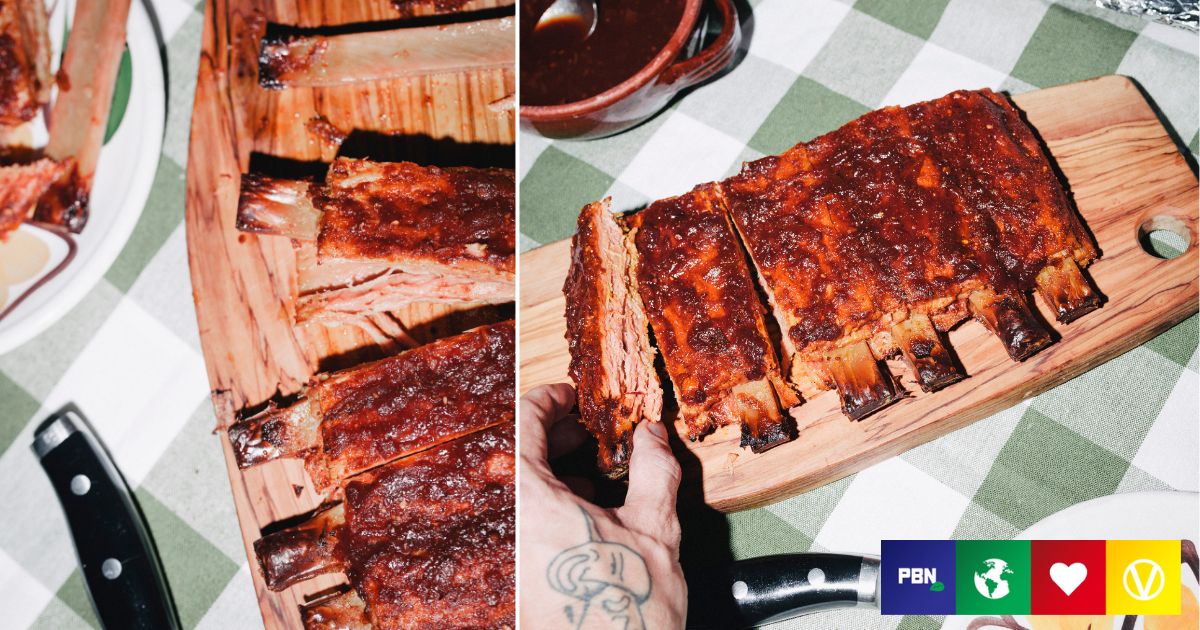 'World First': Vegan Brand Unveils Pork Ribs With Edible ‘Bones’