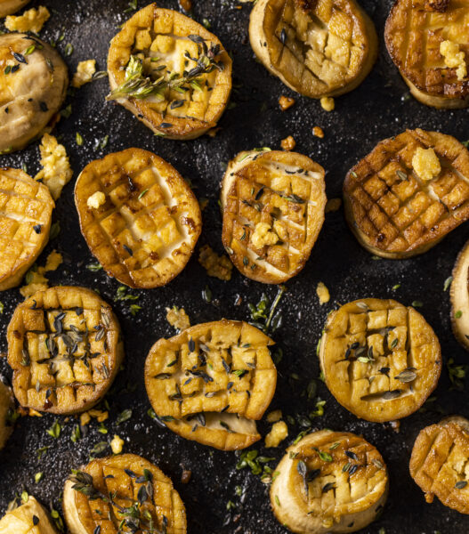 These Garlic Butter Mushroom Scallops Are Completely Vegan