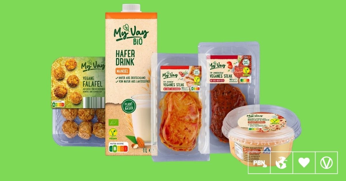 Aldi Introduces Huge New Vegan Brand 'MyVay' In Germany