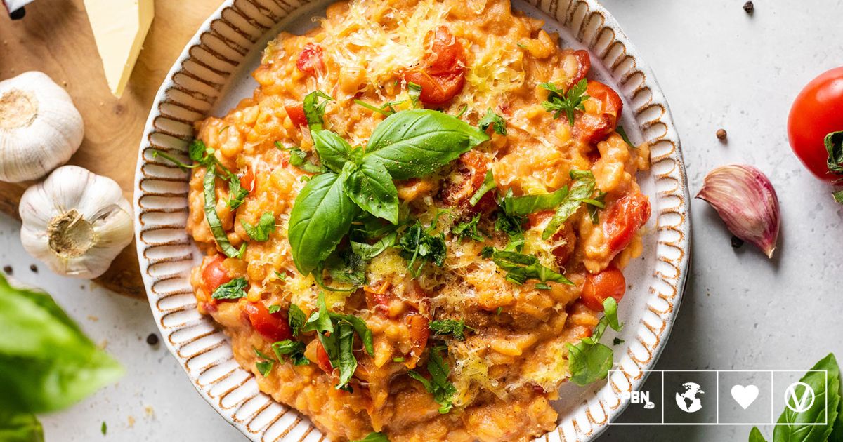 This Creamy Cherry Tomato Risotto Is Perfect For Date Night
