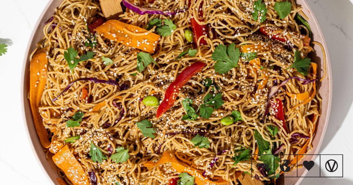 How To Make These Rainbow Peanut Noodles