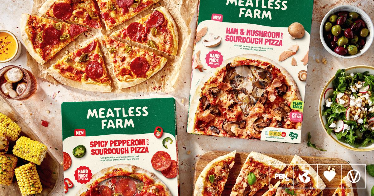 Meatless Farm Launches Two New 'Meaty' Sourdough Pizzas