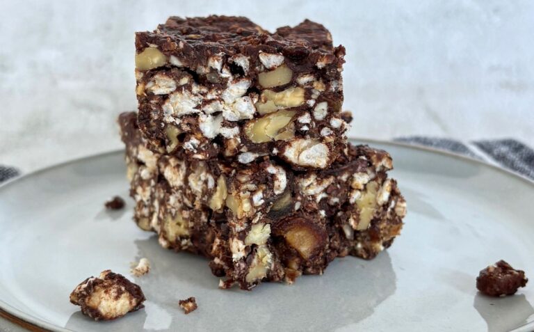 Vegan Rice Cake Chocolate Bars