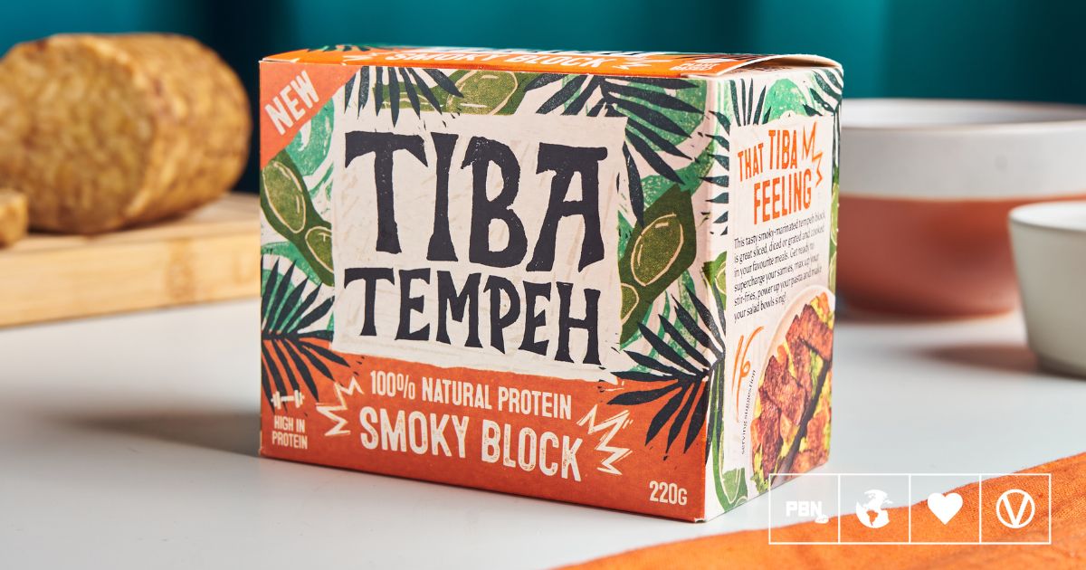 Tiba Tempeh Launches New Smoky Block As Distribution Expands
