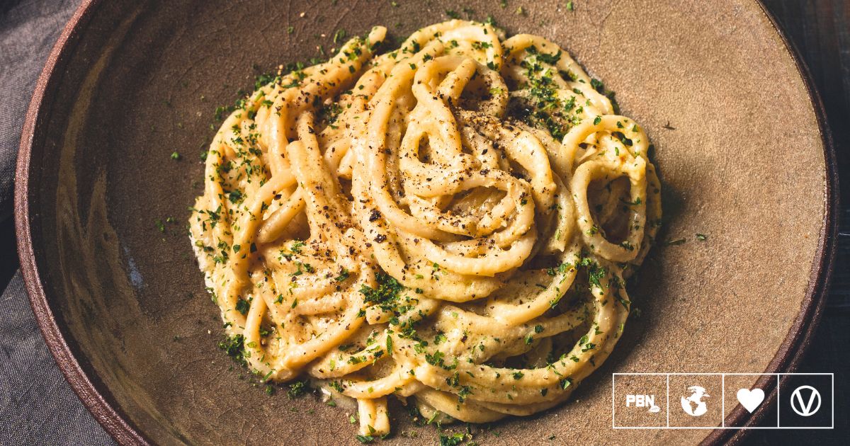 Make Your Own Vegan Cacio e Pepe Pasta