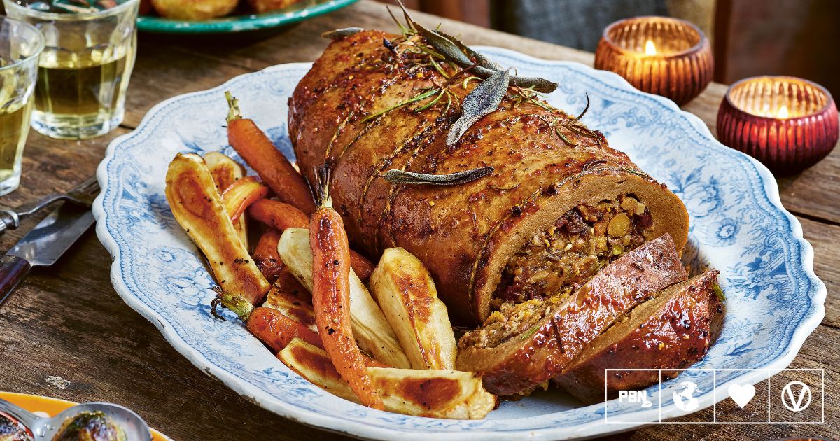 Vegan Christmas Day 5: Stuffed Roasted Joint