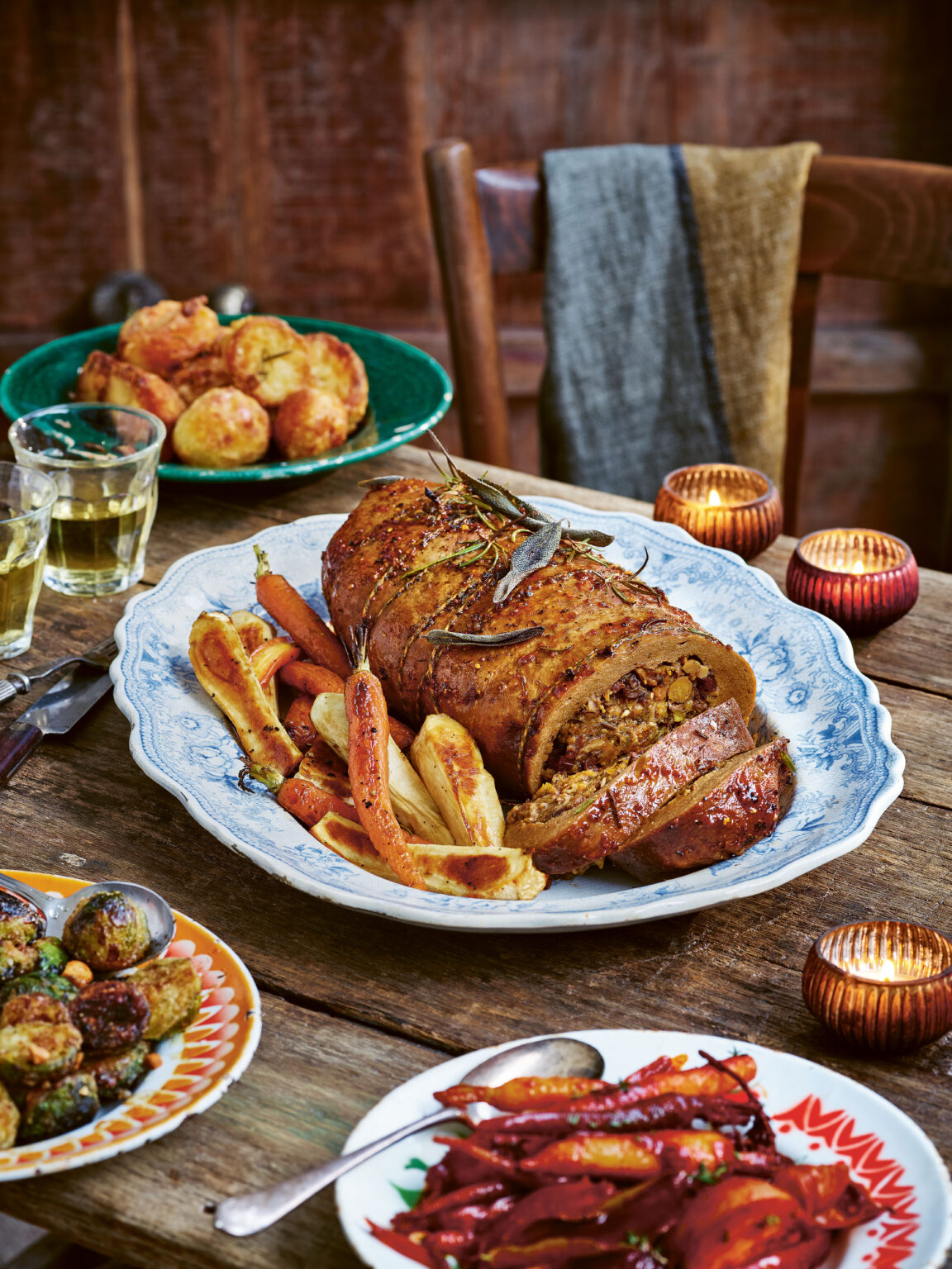 Vegan Christmas Day 5: Stuffed Roasted Joint