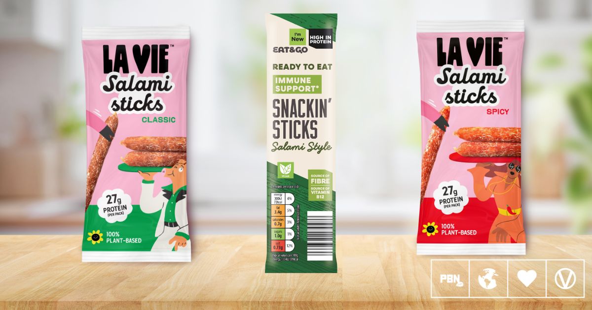 Veganuary 2026: La Vie And Aldi Both Roll Out Vegan Salami Sticks In The UK