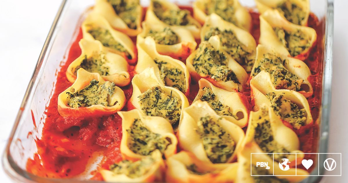 Ricotta And Spinach Stuffed Shells