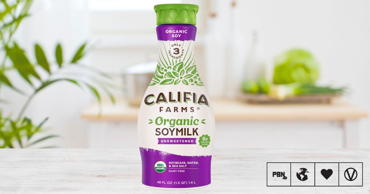 Califia Rolls Out Soy Milk With 8g Of Protein And 3 Ingredients