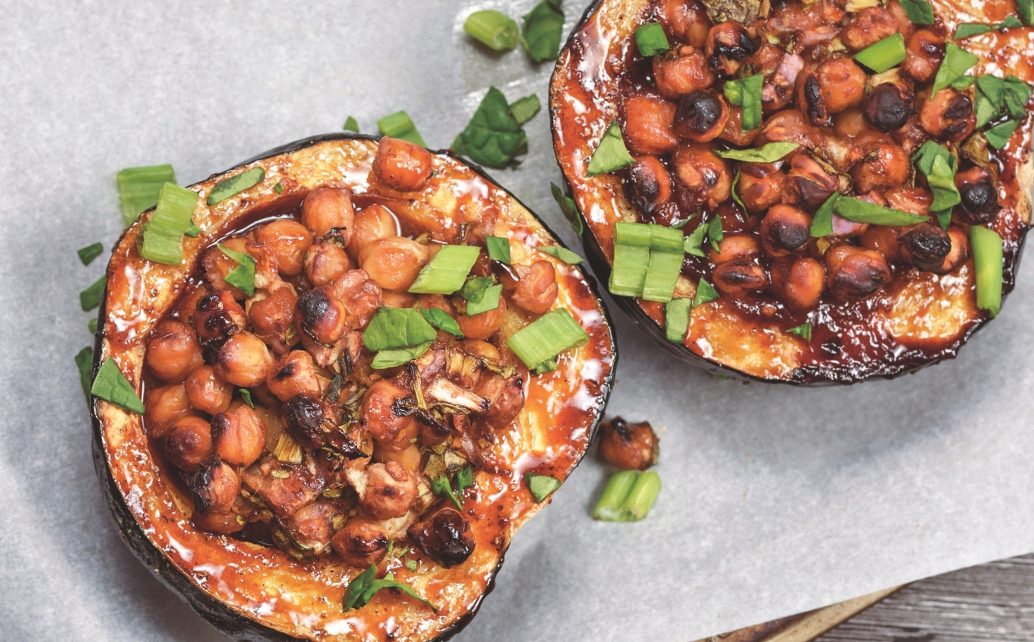 Date Night Stuffed Acorn Squash